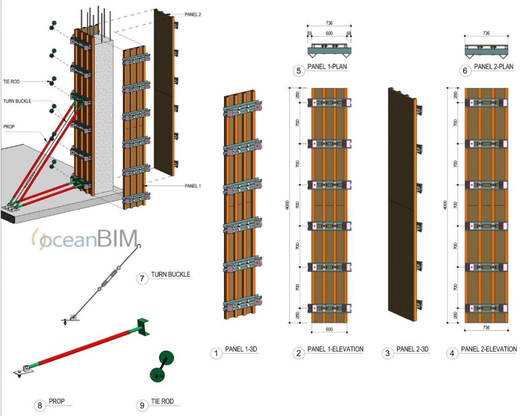All About Formwork Drawing | oceanBIM