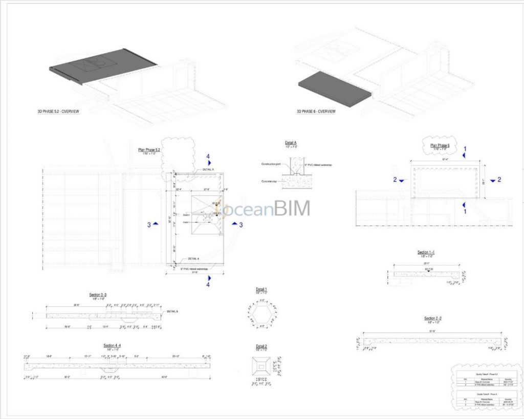 Pourmap Drawing – A Detailed Plan for Pouring Concrete Work | oceanBIM